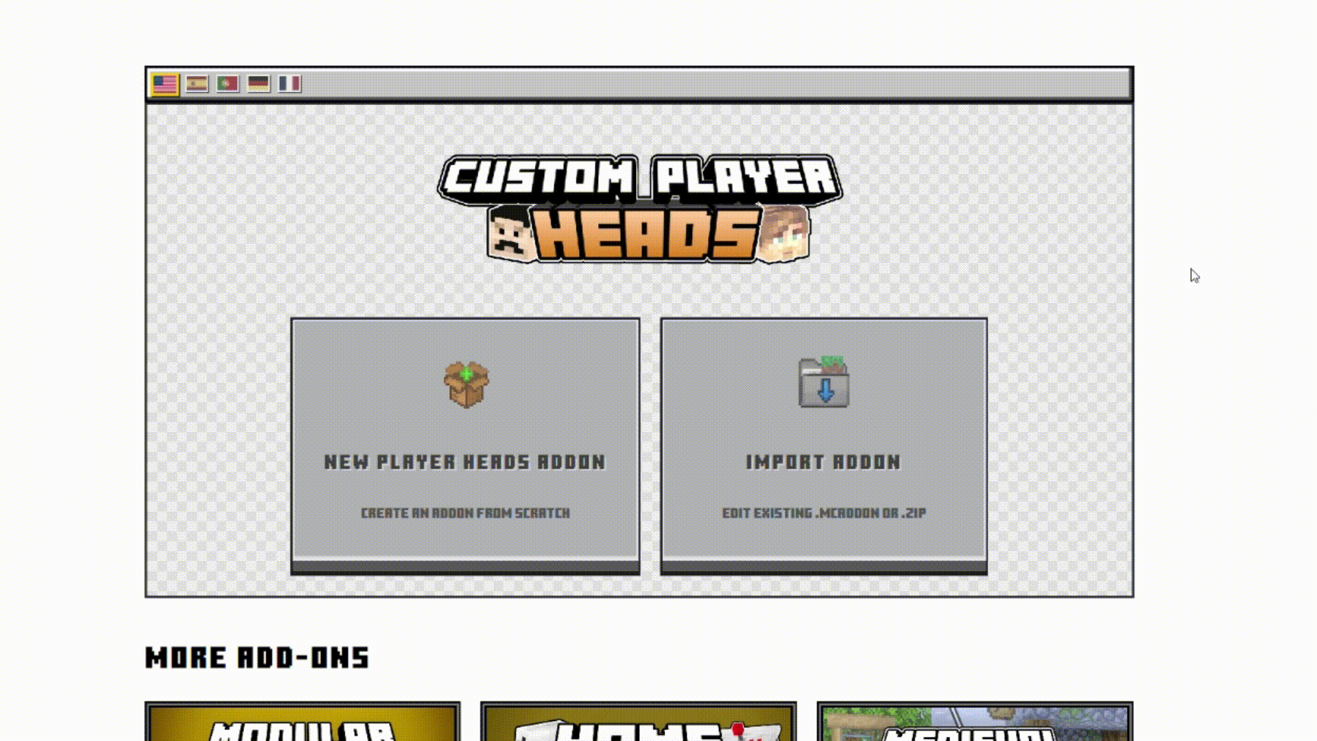 Custom Player Heads - Minecraft Bedrock Addons - CurseForge